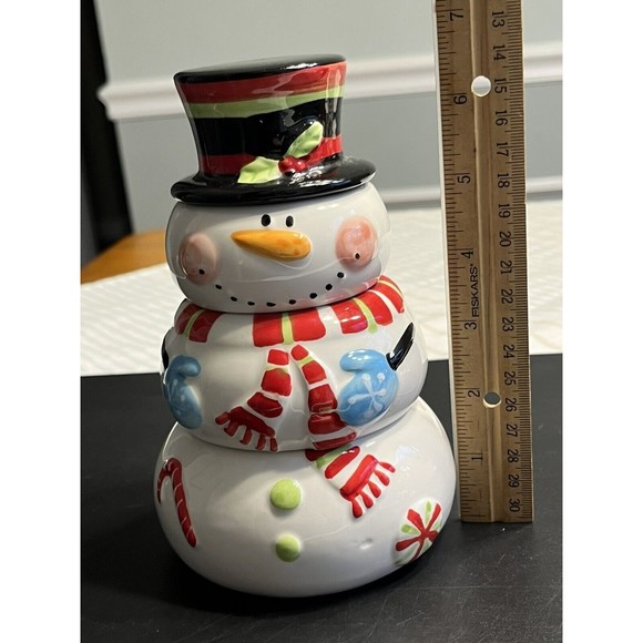 Pier 1 | Kitchen | Pier One Imports Stackable Snowman Measuring Cups ...